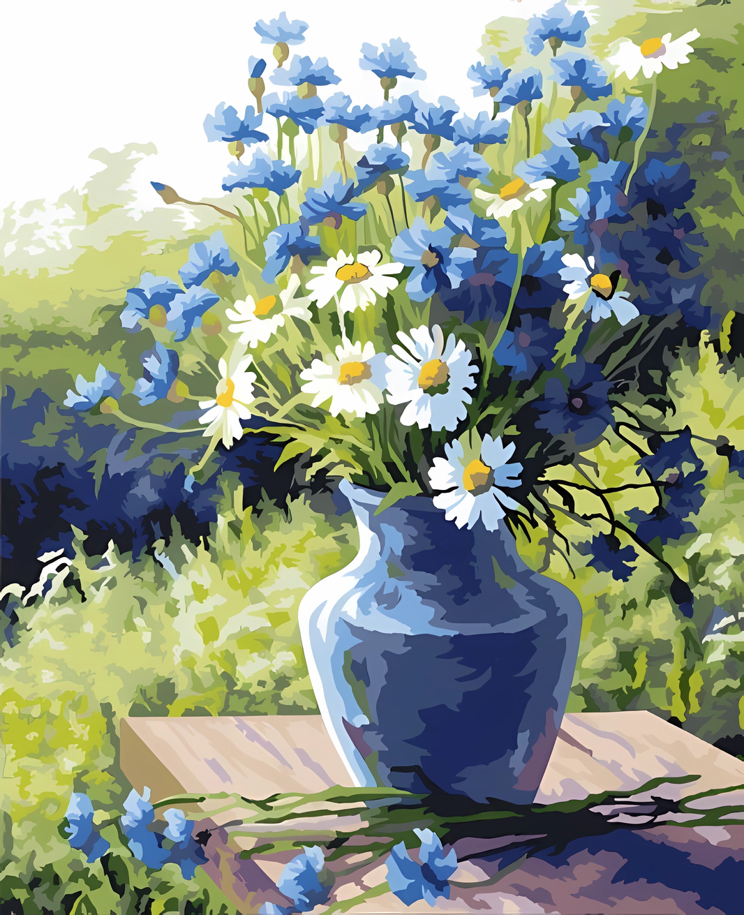 Colorful Flowers Paint by Number | Paint by Number Kits | Floral Art ...