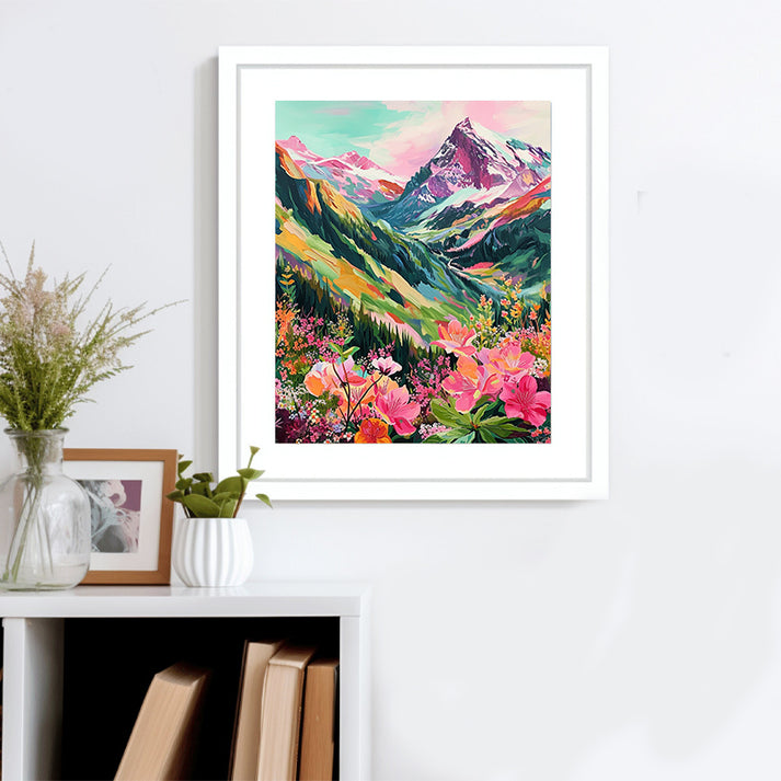 The Peak of Spring - Paint by Numbers Kit | Adult Paint by Numbers ...