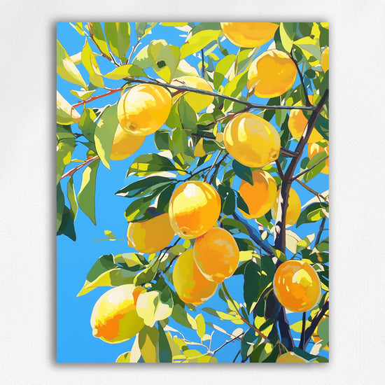 Sunshine Lemon Paint by Numbers Kits | Paint by Numbers for Adults ...