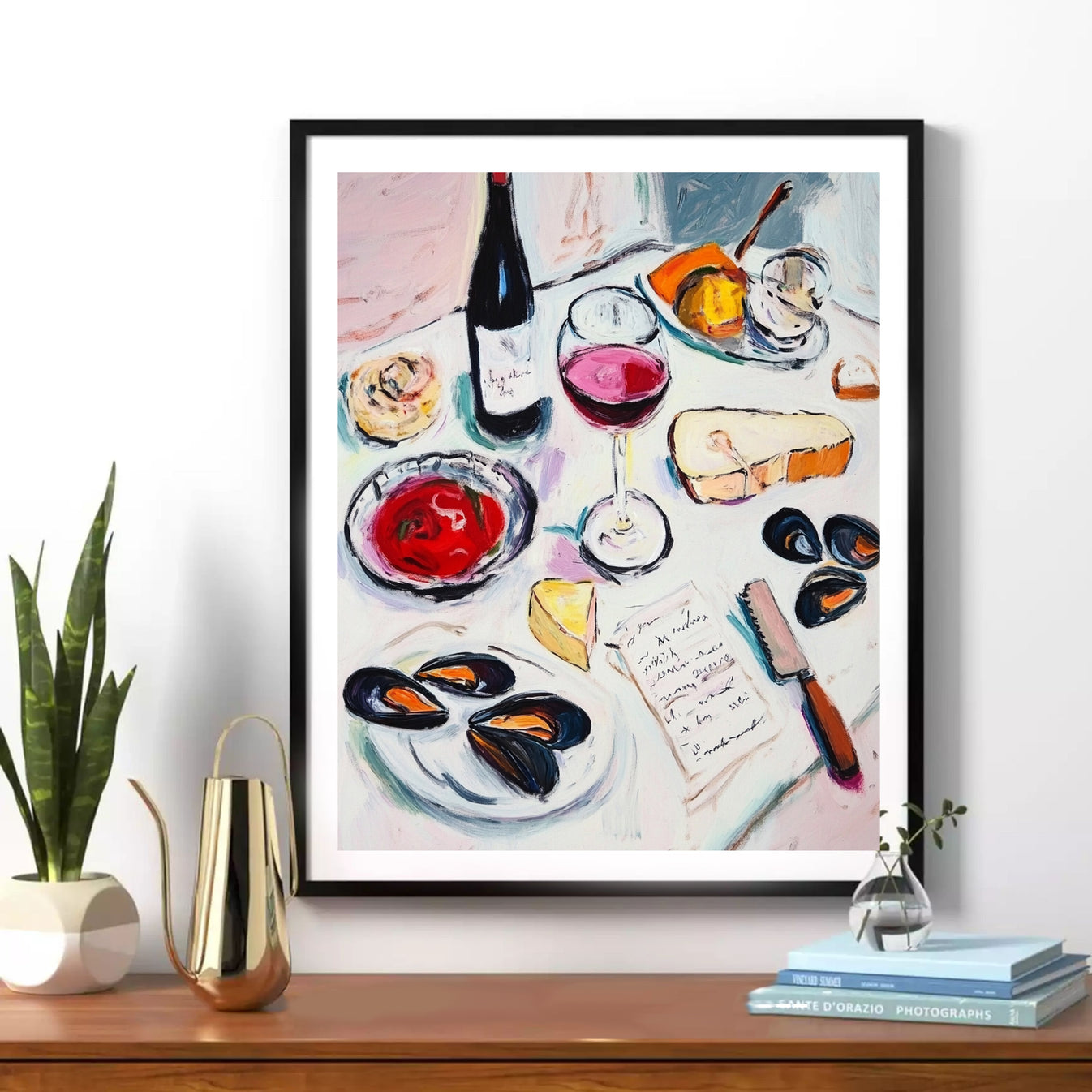 Romantic Dinner Party Paint by Numbers – maikoo art