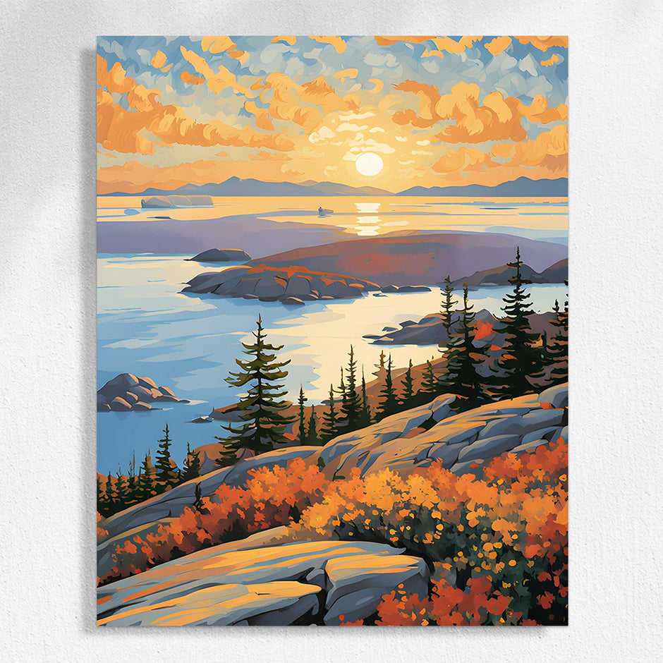 Landscape Paint by Numbers – maikoo art
